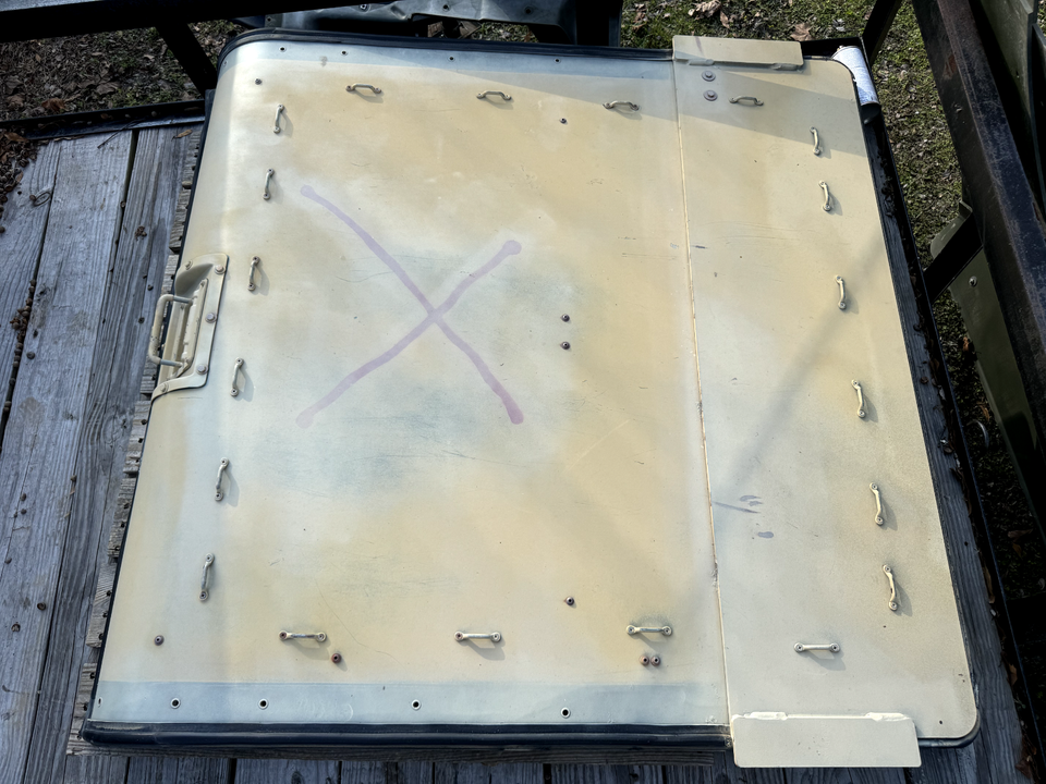 Hmmwv Humvee Aluminum Rear Cargo Hatch, for M1151 M1165 HMMWV | eBay