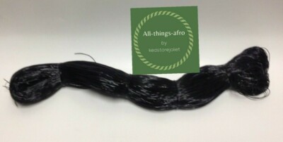 12 New African Rubber Hair Thread For Threading/Stretching Out Natural ...