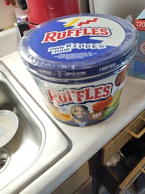 NEW SEALED Collectible Lebron James Ruffles Potato Chip Tin 3 Bags Ltd ...