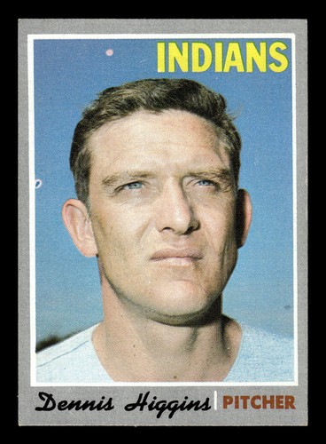 Dennis Higgins 1970 Topps #257 Cleveland Indians VG | eBay