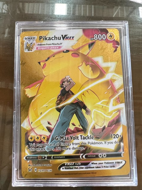 Pokémon TCG Pikachu VMAX Lost Origin Trainer Gallery TG17/TG30 Holo ...