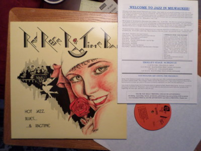 PRIVATE PRESS LP RECORD /RED ROSE RAG TIME BAND/ HOT JAZZ,BLUES RAGTIME ...