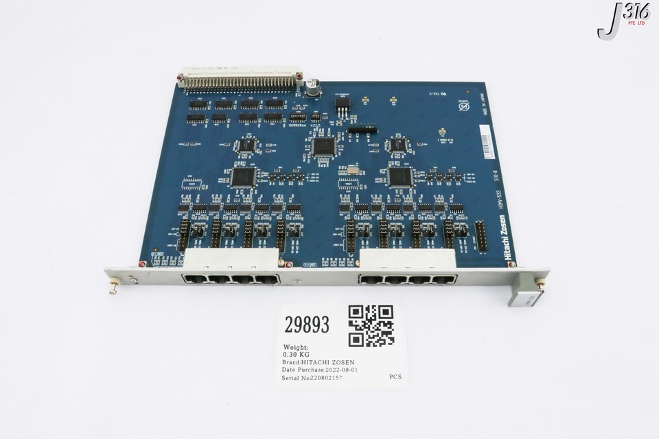29893 HITACHI ZOSEN PCB ASSY, SIO-8 HIMV-533 | eBay