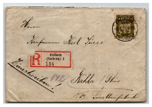 Germany 1925 Official Registered Cover - Z13950 | eBay