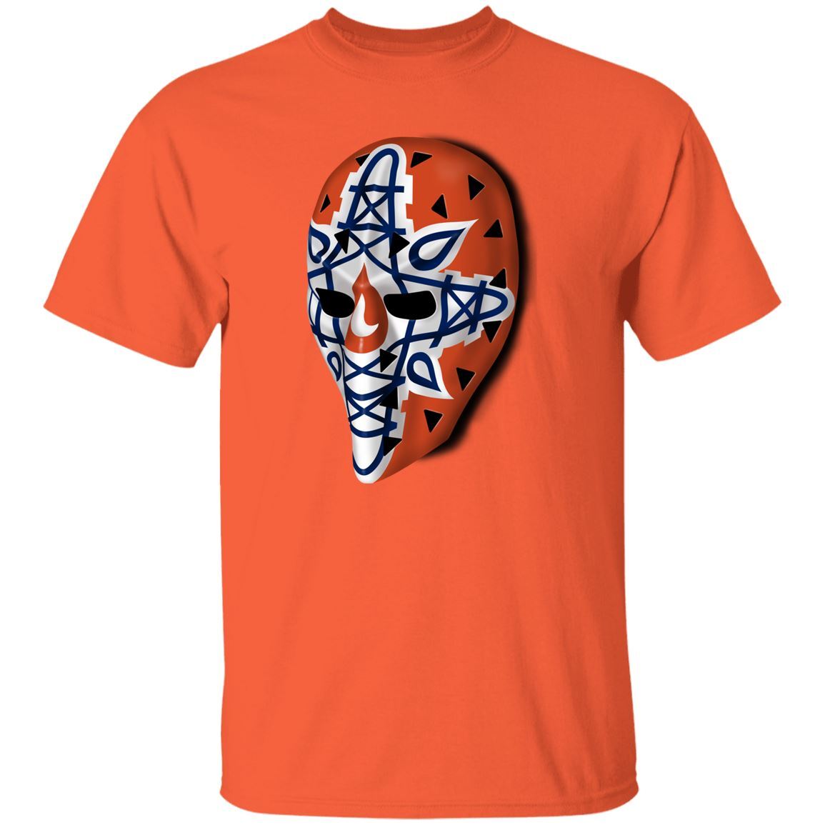 Gary Edwards T-shirt Classic NHL Edmonton Oilers Goalie Mask | eBay