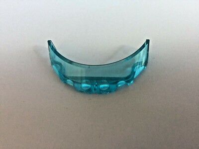 LEGO Translucent Blue Windscreen Curved, 3x6x1, Part # 62360 - 1 Piece ...