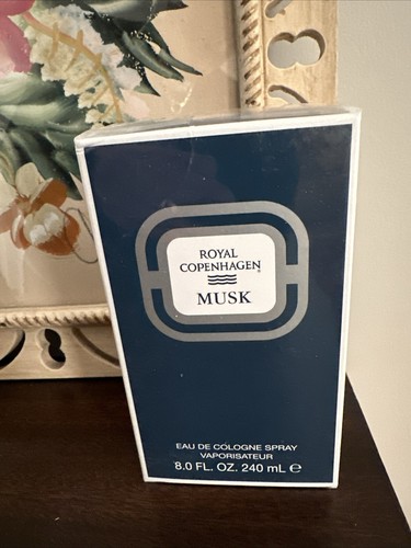 New Old Stock - SEALED Royal Copenhagen Musk Spray Cologne 8 oz for Men ...