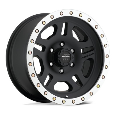 Set of 4 Pro Comp PA29 LA PAZ Wheels 17X8.5 6X5.5 SATIN BLACK MACH 0MM ...