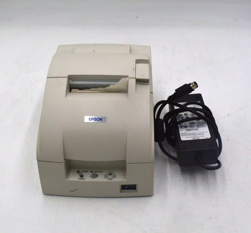 Epson TM-U220D POS Receipt Printer w/ Power Supply M188D | eBay