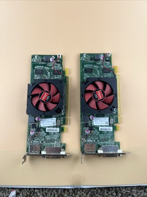 Lot Of 2 Dell AMD Radeon HD 6450 1GB GDDR3 Video Graphics Card (00WH7F ...