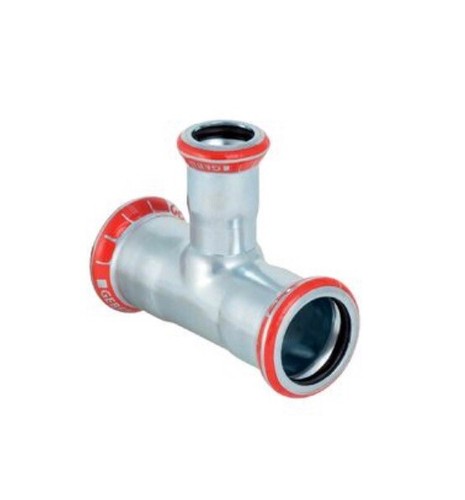 Geberit Mapress 21216 Reduced Branch Tee 42 x 42 x 15mm Carbon Steel RRP £22.40 | eBay UK