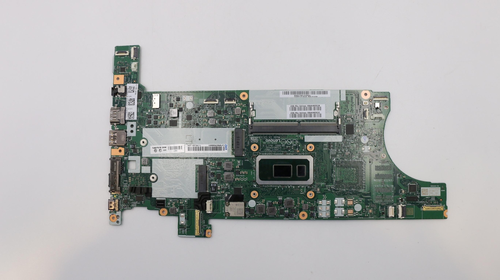 For Lenovo Laptop Motherboard ThinkPad T490 20N2 20N3 I5-8265 8G FRU ...