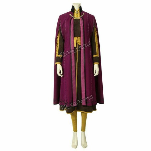 Frozen 2 Frozen II Anna Fancy Dress Outfits Cosplay Costume Halloween ...