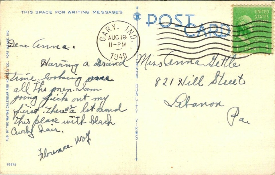 Postcard Claypool Hotel Indianapolis Indiana | eBay