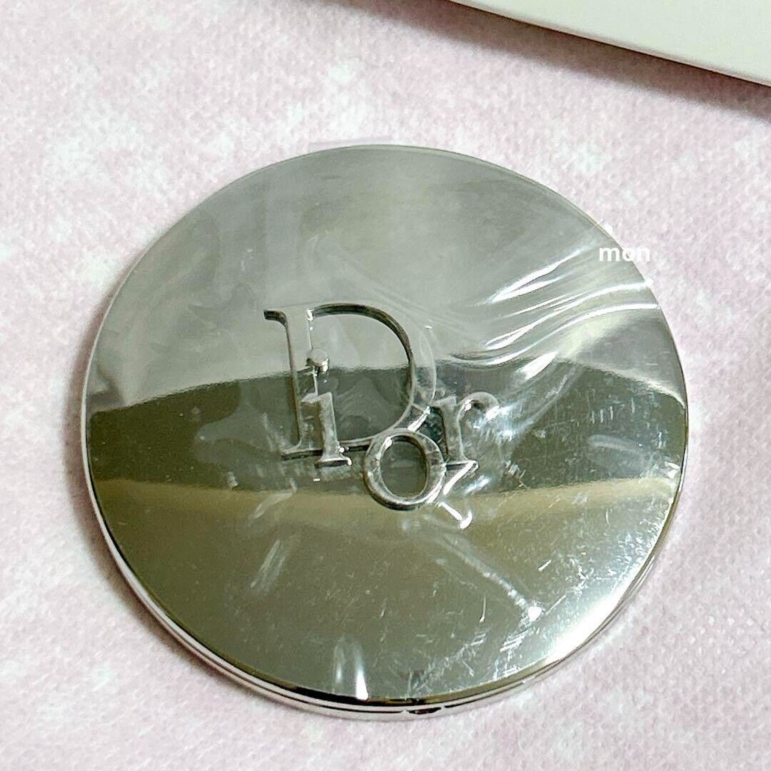 Dior novelty mirror silver 2024 double mirror compact mirror | eBay