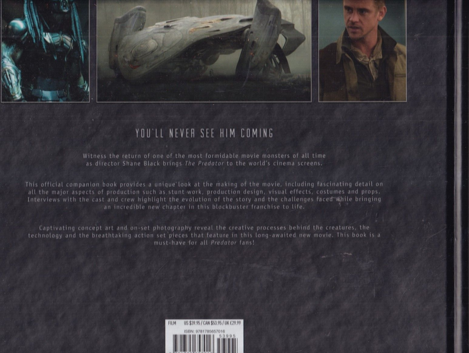 THE PREDATOR: THE ART AND MAKING OF THE FILM by James Nolan (2018 ...