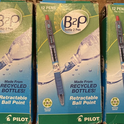 Pilot B2p- Bottle 2 Pen Ink Pens Lot of 3 Boxes (Plus 11 Free Pens) | eBay