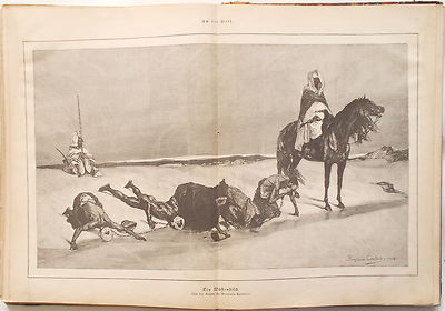 1883 UM DIE WELT Keppler & Schwarzmann NEWSPAPER for GERMAN IMMIGRANTS ...