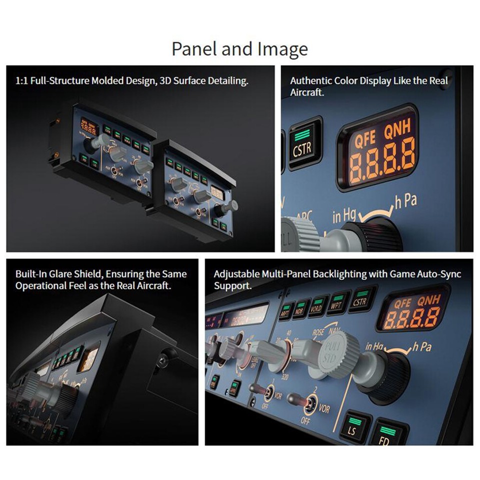 WINWING A320 EFIS-L Full-size EFIS Flight Control Panel Flight Game ...