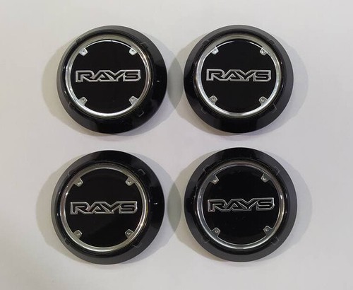 GENUINE JDM RAYS VOLK RACING GRAM LIGHTS 57CR 57DR WR TYPE CENTER CAPS ...