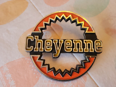 Vintage 1976-80 Chevy Cheyenne Pick-Up Metal Emblem 330316 Z-4401 NICE ...