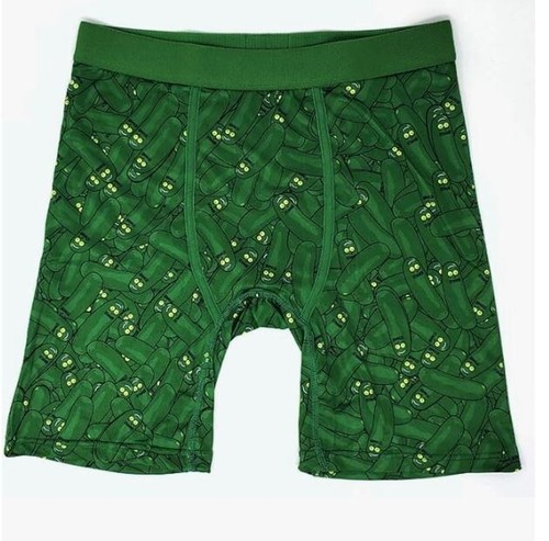 Wear Your Life by PSD Mens Boxer Briefs Rick & Morty Pickles All Over ...