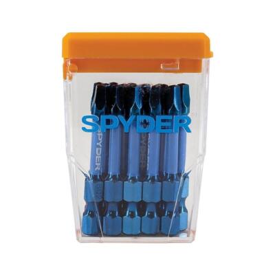 Spyder 19077 SQ2 1/4-in x 2-in Square Impact Driver Bit 15 Piece | eBay