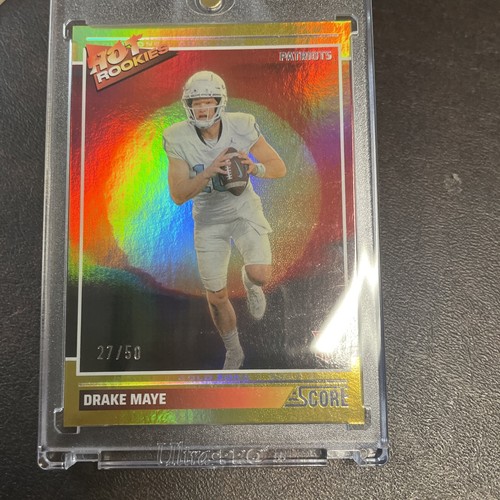 2024 Score - Hot Rookies Gold Zone #2 Drake Maye /50 (RC) for sale ...