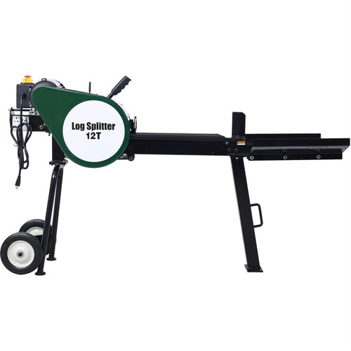 Double Flywheel Electric Log Splitter 12t 2HP 16A Firewood Splitting ...