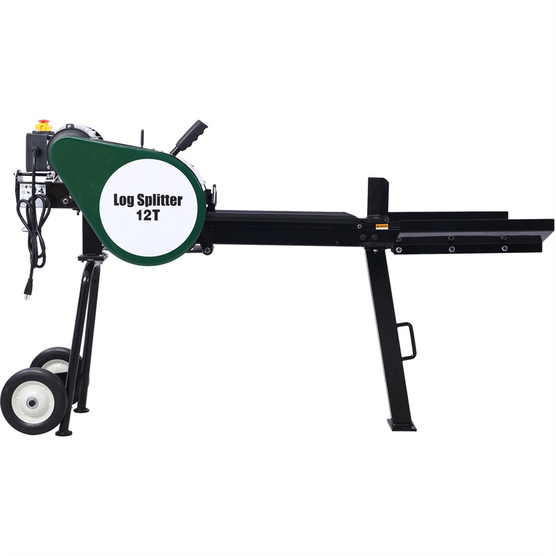 Double Flywheel Electric Log Splitter 12t 2HP 16A Firewood Splitting ...