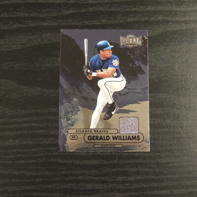1998 Gerald Williams Metal Universe Card Atlanta Braves #136 | eBay