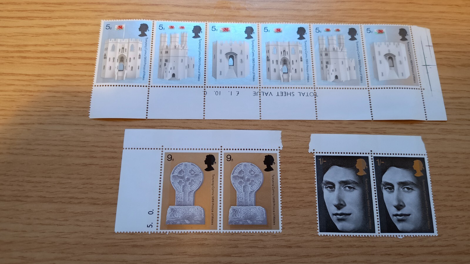 GB 1969 Investiture HRH The Prince of Wales, Stamps Set MNH, blocks ...