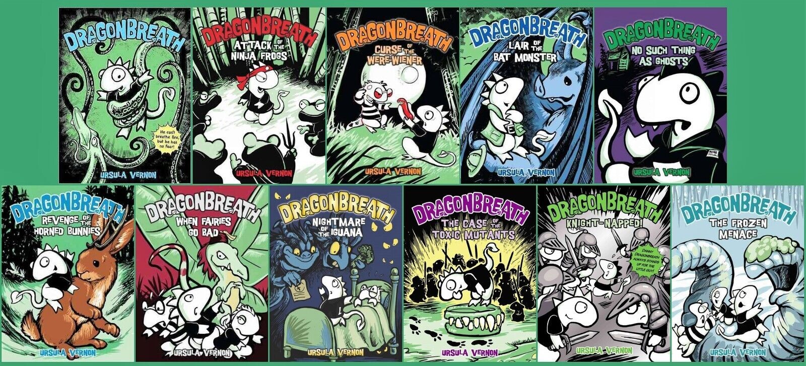 Complete Set Series - Lot of 11 Dragonbreath books by Ursula Vernon | eBay