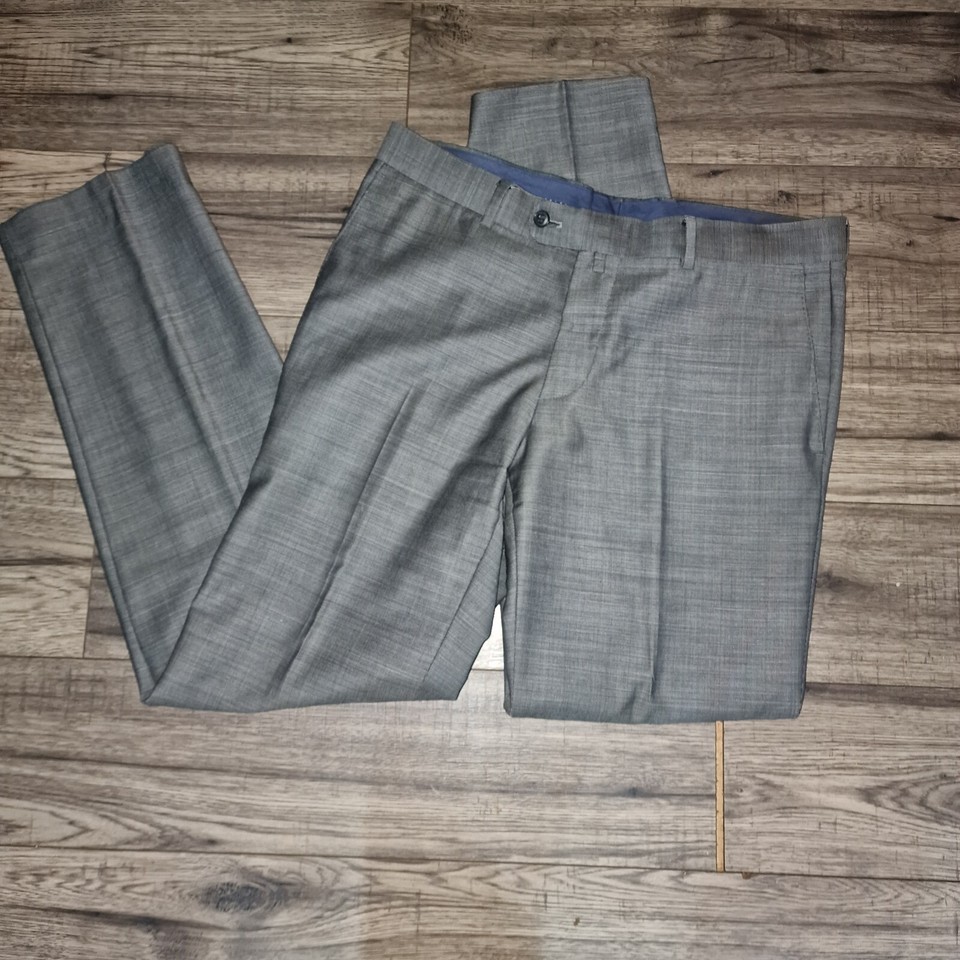 BARUTTI PERSONAL TAILORING SUIT , GREY MICRO CHECK 40X 34 EXCELLENT ...
