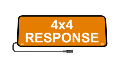 Safe Responder X - 4x4 RESPONSE - SRX-104 - LED Sun Visor Sign | eBay UK