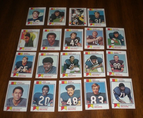 1973 CHICAGO BEARS TOPPS PARTIAL TEAM SET - 19 CARDS | eBay