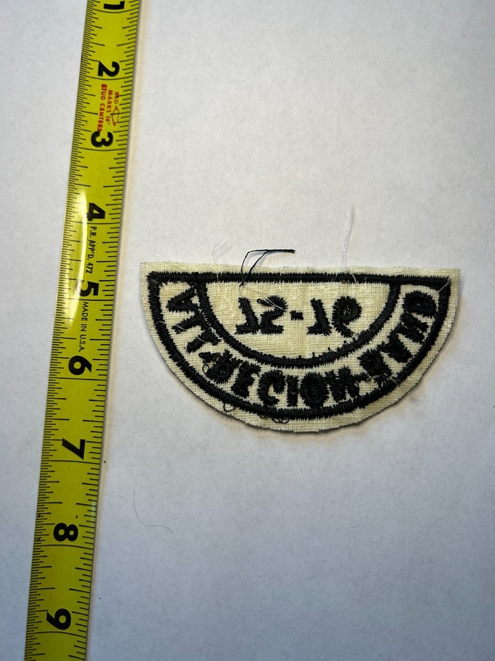 Vintage 1975–76 All-Region Band Patch – Black & White Felt | eBay