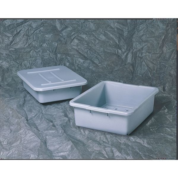 Rubbermaid Commercial Fg364800gray Bus/Utility Box Lid, Gray, Plastic ...