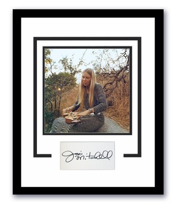 Joni Mitchell Autographed Signed 11x14 Framed Photo Folk ACOA | eBay