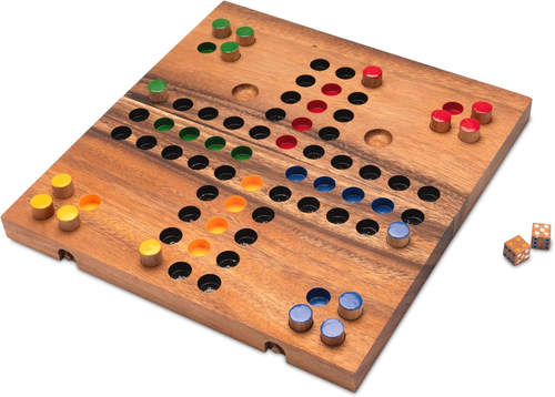 Ludo Gr. L, Gioco Di Dadi, Gioco Di Società, Gioco Di Famiglia in Legno ...