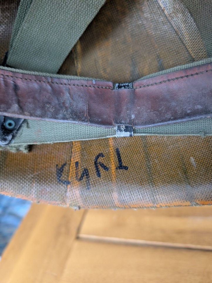 U.S. WWII M1 Helmet Original Metal with Hardshell Liner With Chin Strap ...