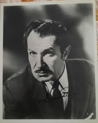 VINCENT PRICE Signed 8x10 Photo - Master of Horror - Authentic ...