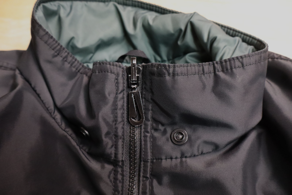 Vintage NIKE Reversible Jacket XL Green Black 90s Y2K Full Zip Puffer ...