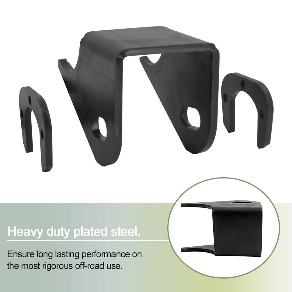 2x Front Lower Control Arm Brackets Axle Side Mount Bracket For Jeep TJ ...