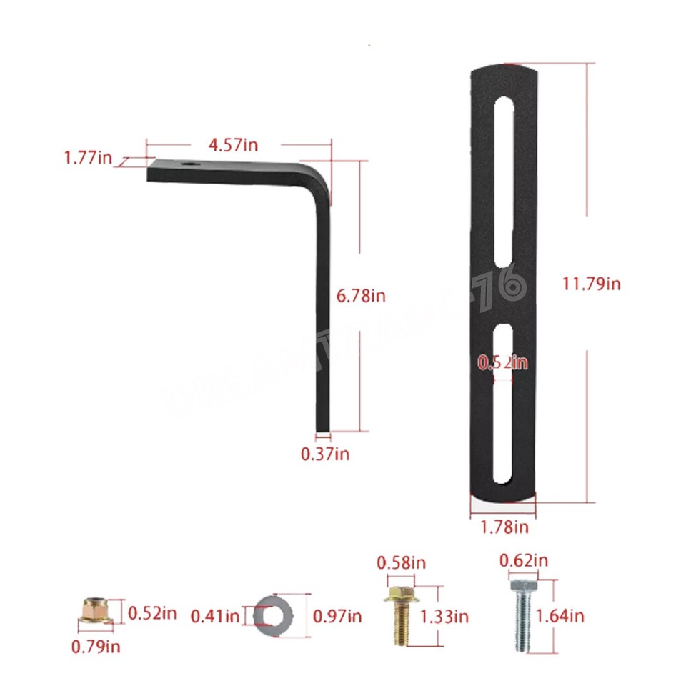 BE23519 Monitor Mounting Bracket Kit For John Deere Tractor Round Baler ...