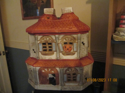 VTG COOKIE JAR HALLOWEEN HAUNTED HOUSE | eBay