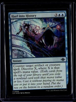 Hurl Into History - 59 - Foil - LCI - NM - MTG Magic the Gathering | eBay