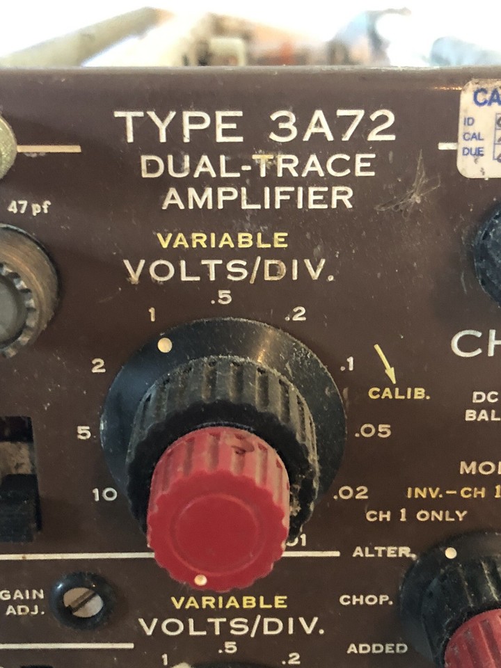 Tektronix 3A72 Dual Trace Amplifier | eBay