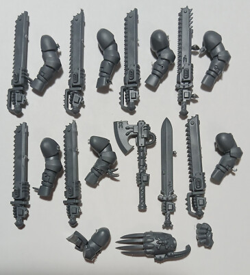 Warhammer 40k Space Wolves Blood Claws Close Combat Arm Bits | eBay