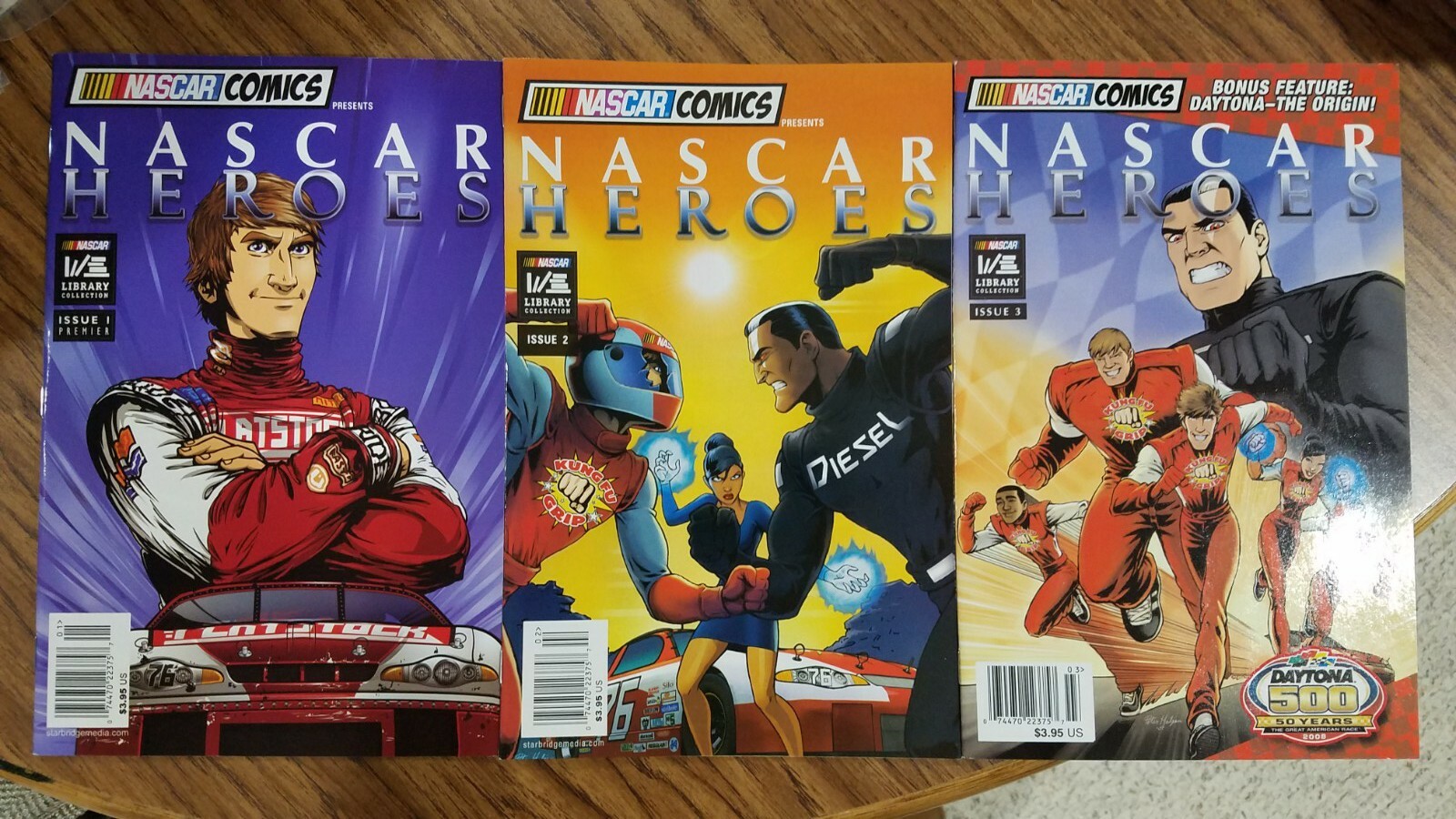 Nascar Heroes #1-3 VF/NM complete series library collection comics | eBay